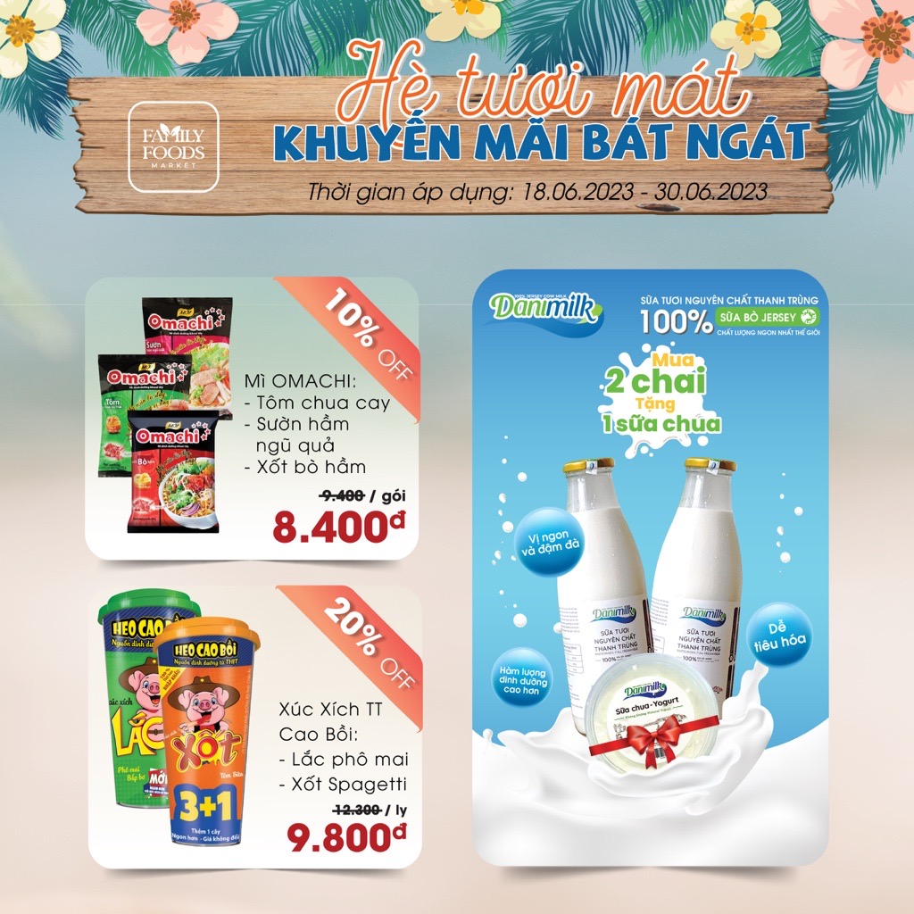 HÈ TƯƠI MÁT - kHUYẾN MÃI BÁT NGÁT lên tới 50% từ Family Foods Market ...